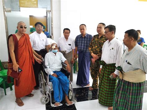 အောင်လံမြို့နယ် သီတဂူဇောတိက စက္ခုဒါနဆေးရုံတော်ရှိ မျက်စိဝေဒနာရှင်မ