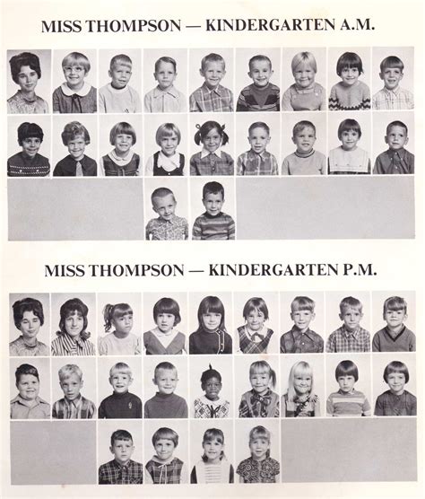 Kindergarten Yearbook Pictures