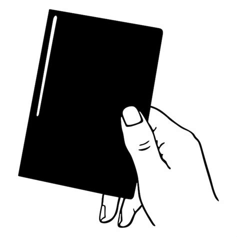 Premium Vector Hand Holds An Important Document Passport