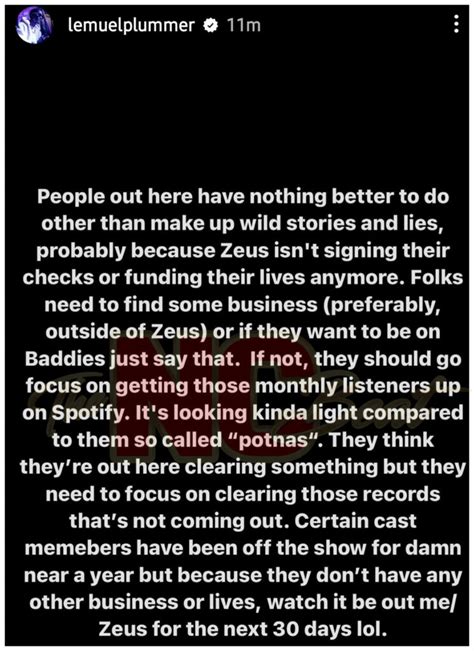 Is Zues Network Lemuel Plummer And Scotty Messing Around