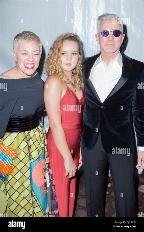 Baz Luhrmann R Catherine Martin L And Lillian Luhrmann C Attend The Get Down Netflix