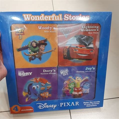 Jual Disney Pixar Set Board Book Mcqueen Dory Toy Story Board Book