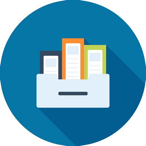 Archive Data Database Document File Folder Office Icon Download