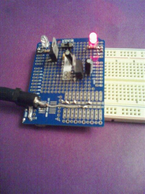 Breadboard Power Supply With A Slide Switch For Selecting Voltage 15