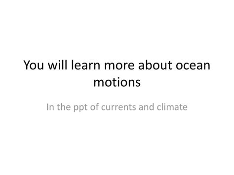 Ocean Motions What Causes Tides Tidal Chart Ppt Download