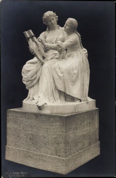 Ansichtskarte Postkarte Plastik Von Louis Sussmann Hellborn Das