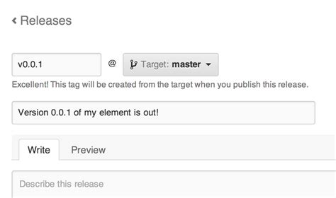 Publish An Element Polymer Project