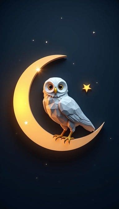 Free Geometric Moonlit Wisdom Image Download At Stockcake