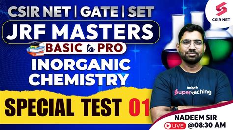Csir Net Gate Set Chemical Science Inorganic Chemistry Rapid