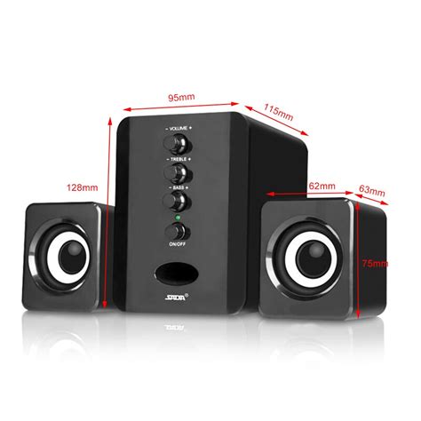 Sada Speakers Computer Usb Wired Combination Speak Grandado