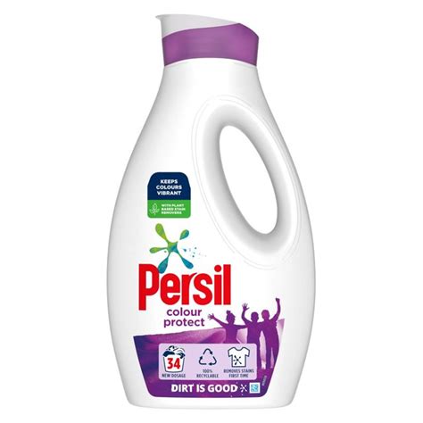 Persil Laundry Washing Liquid Detergent Colour 34 Wash 918ml British