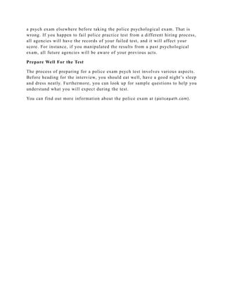 Police Path Pdf