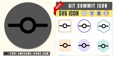 Git Commit Icon Svg Code — Download Path Html