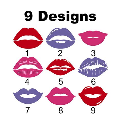Lips Decals Sticker Atomic Decals