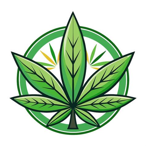 Weed Logo Vector Premium Ai Generated Vector