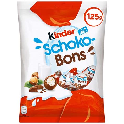 Kinder Schoko Bons 300g Chocolate Balls Filled With A Mixture Of £ 8 96