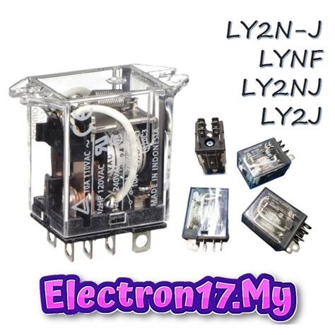 Omron Relay Ly2n J Ly2nj Ly2j Ly2f Jqx 13f Relay Base 12vdc 24vdc