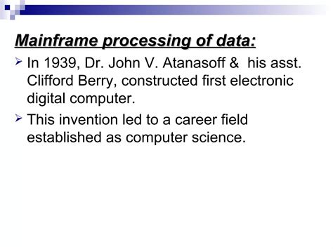 Evolution Of Mis Ppt