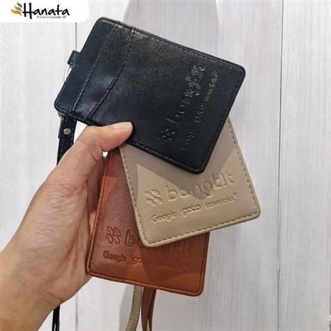 Hanata Corporate T Custom Leather Wallet Custom Souvenir Perusahaan