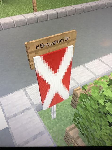 I Found A Way To Make A Stop Sign With The Street Name Put The Sign On