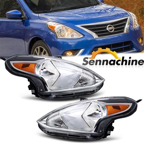 Headlights Assembly Set Garage Pro Headlight Assembly For Nissan Versa