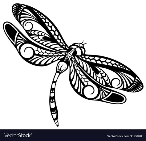 Dragonfly Royalty Free Vector Image Vectorstock