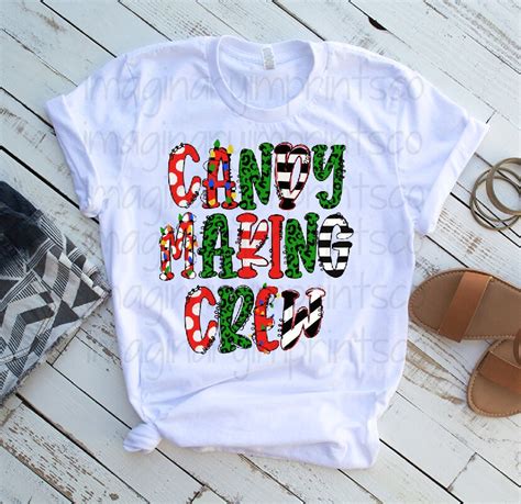 Candy Making Crew Png Sublimation Design Digital Design Etsy