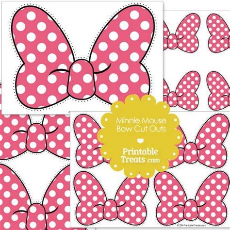 Printable Minnie Mouse Bow Printable Calendars At A Glance