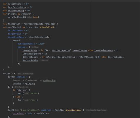 在jetpack Compose中暂停infinitetransition动画 Android Jetpack Compose So中文参考