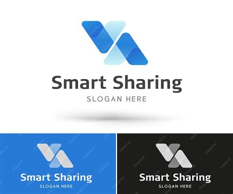 Premium Vector Smart Sharing Logo Desing