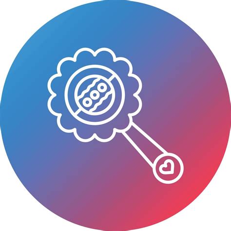 Rattle Line Gradient Circle Background Icon 16863145 Vector Art At Vecteezy