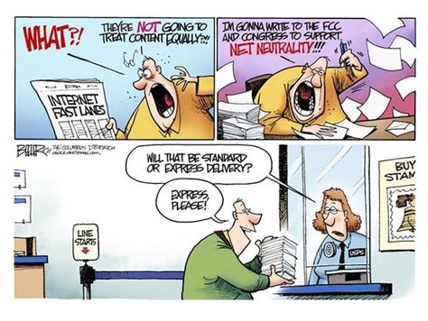 Political Cartoon Net Neutrality Equality The Week