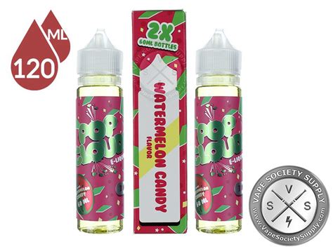 Watermelon Candy By Pop Clouds E Liquid 120ml