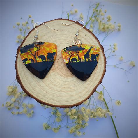 I Thought Id Share My Latest Make African Safari Earrings R