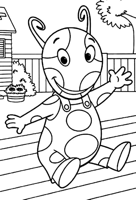 Backyardigans Uniqua Page Coloring Pages