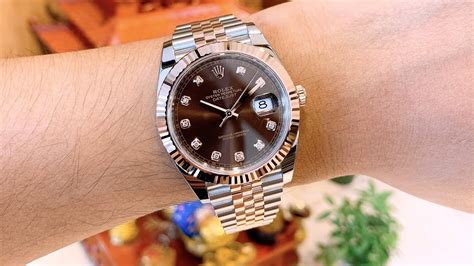 Trên Tay Rolex Datejust 41 126331 Mặt Nâu Chocolate New 2023 Youtube