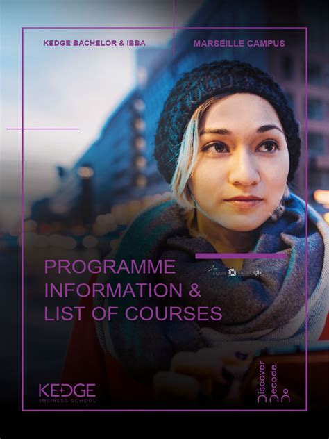 Kedge Marseille Kedge Bachelor Ibba Pdf Academic Term Bachelors