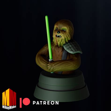 Stl File 3d Printed Wookie Model From Star Wars The Bad Batch・3d