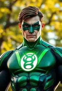 Free Green Lantern Anniversary Page Super Spectacular Face Swap