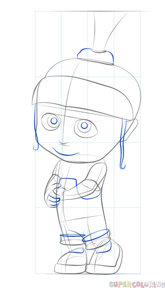 How To Draw Agnes From Despicable Me Step By Step Drawing Tutorials