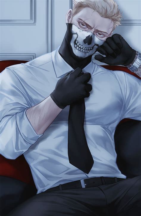 Ghost Call Of Duty And 1 More Drawn By Zhyphenth Danbooru