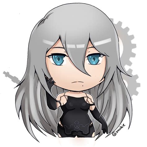 [oc] A2 Chibi I Drew Last June Nier