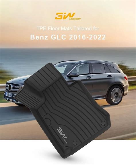 Floor Mats Black For Mercedes Benz C Class Sedanglcgle All Weather
