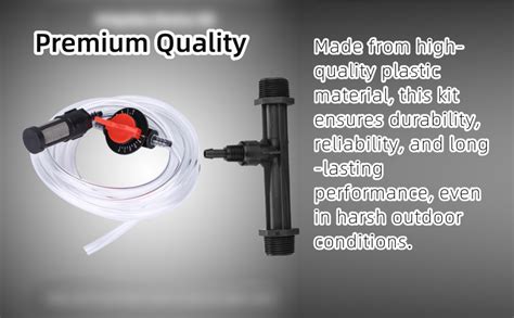 G34 Garden Irrigation Device Kit Fertilizer Injector