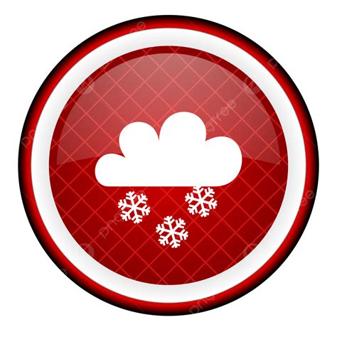 Icône Météo Rouge Brillant Sur Latmosphère De Fond Blanc Png Météo Téléphoner Météo Image