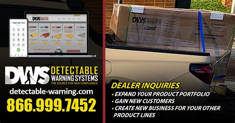 Ada Concrete Construction Detectable Warning Systems