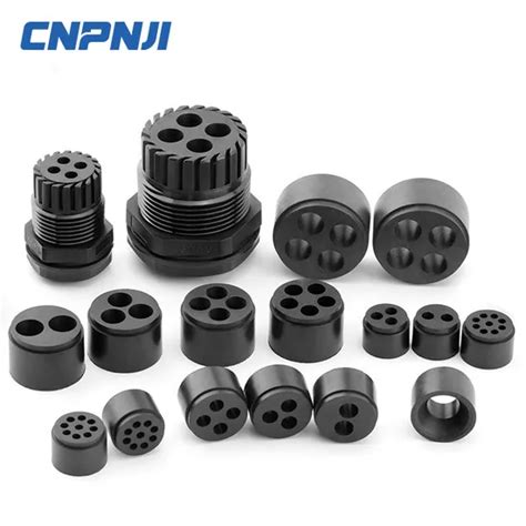 Pg11a Pa66 Multi Hole Nylon Waterproof Cable Glands Cable Connector