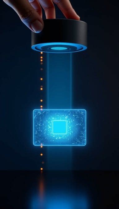 Free Wireless Data Transfer Image Rfid Technology Futuristic Download At Stockcake