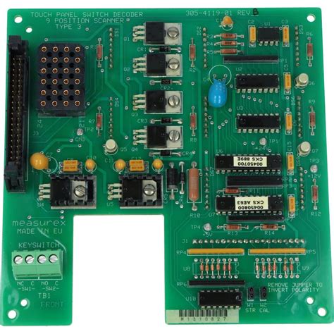 Pcba Touch Panel Switch Decoder Type3 9posn Scn Measurex