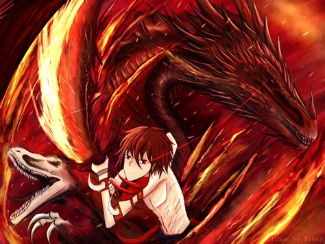 Anime Fire Dragon Boy